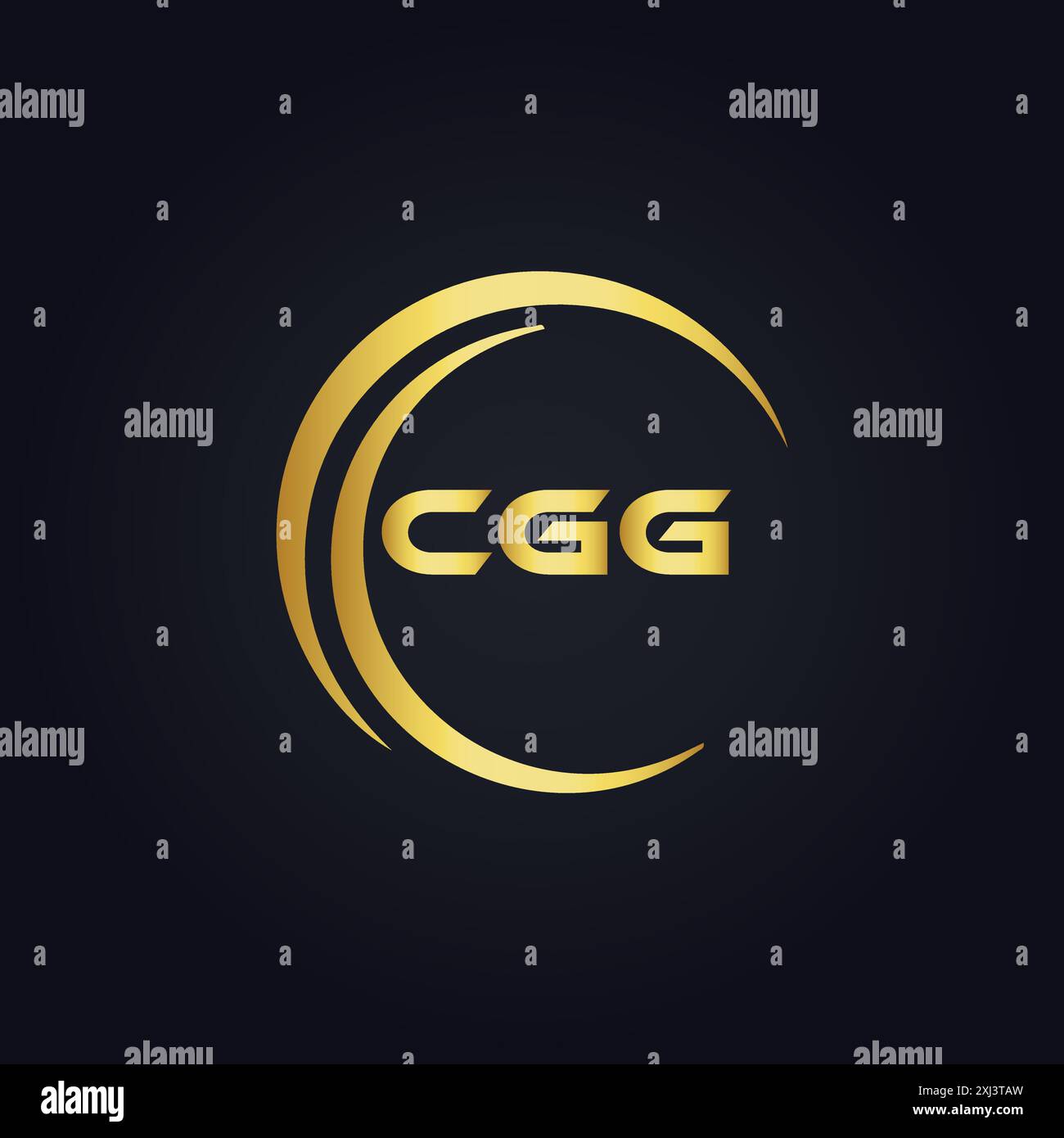 Cgg gold logo Stock Vector Images - Alamy