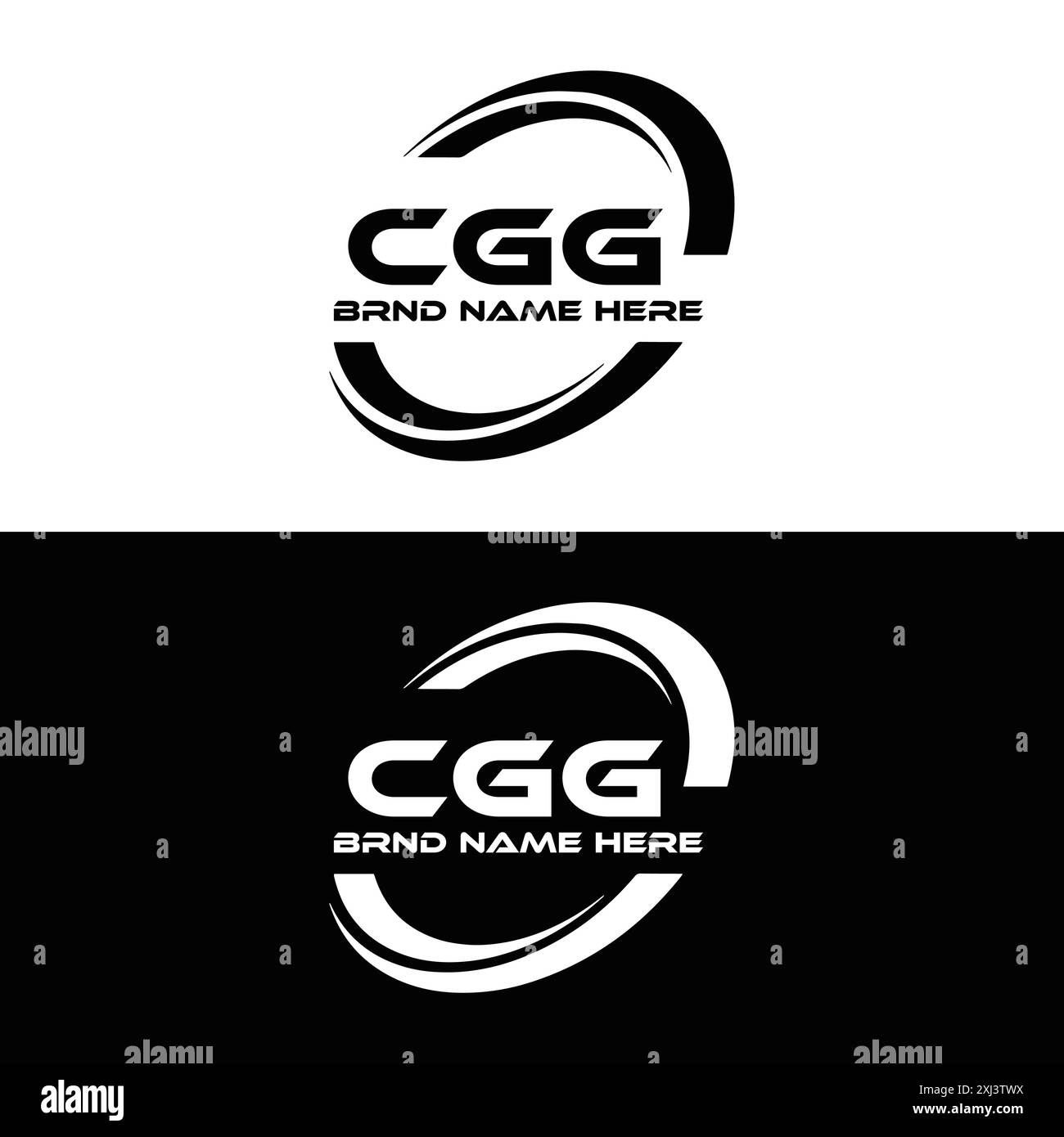CGG logo. C G G design. White CGG letter. CGG, C G G letter logo design ...