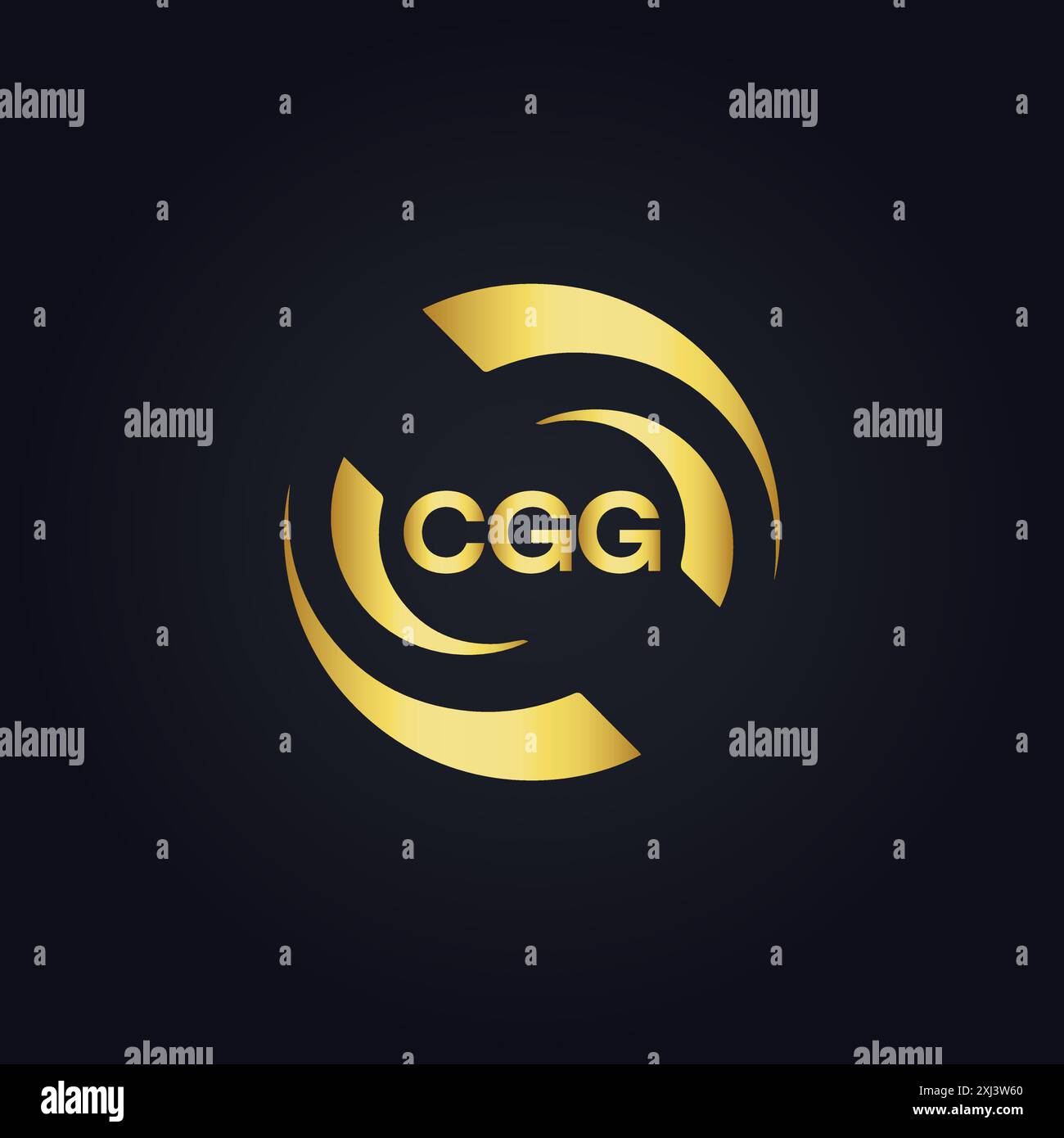CGG logo. C G G design. White CGG letter. CGG, C G G letter logo design ...