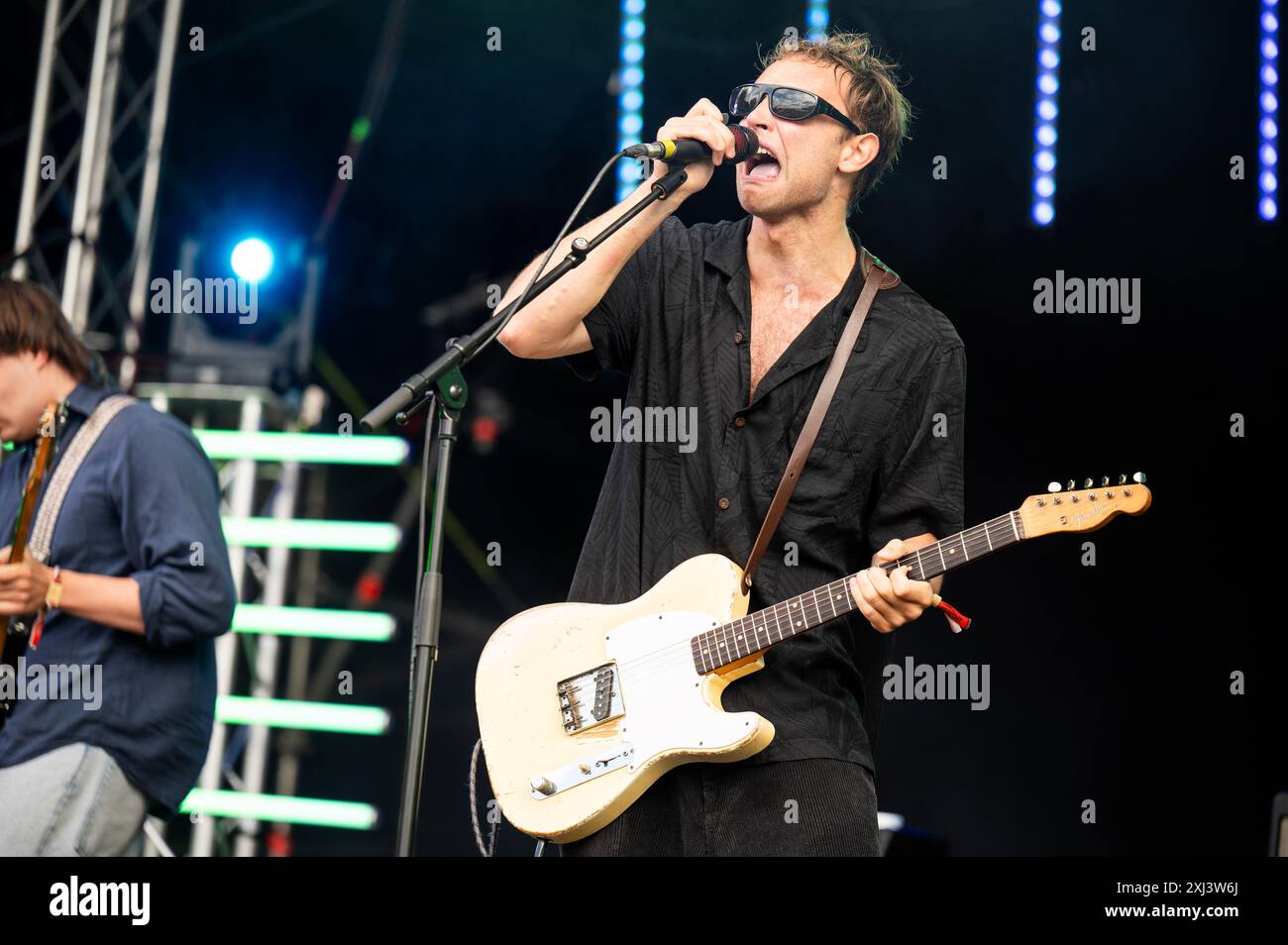 Glasgow, UK. 12th July 2024. Jacob Slater, Jamie Staples, Pete Woodin ...