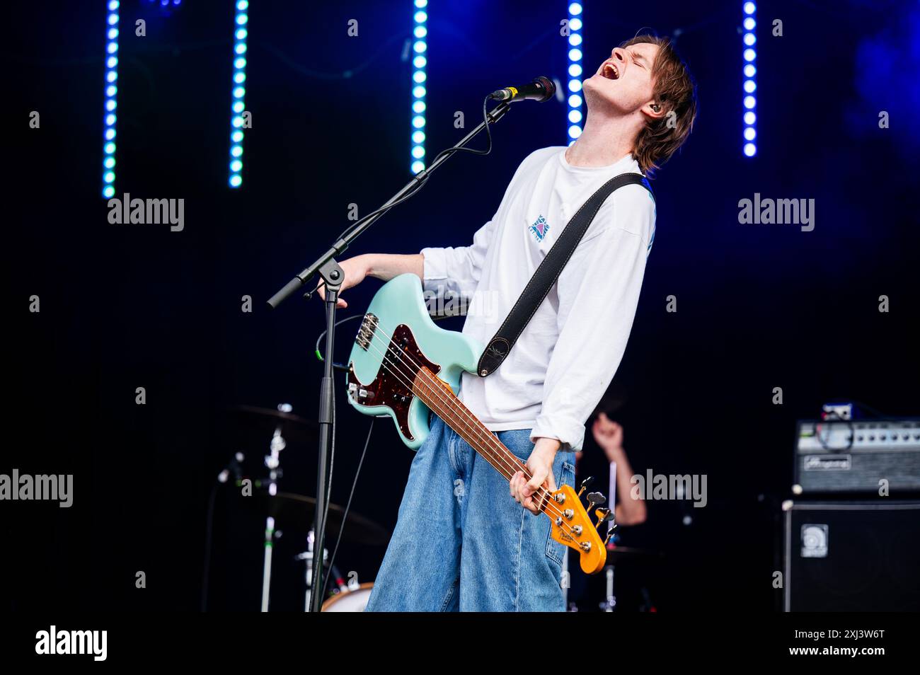 Glasgow, UK. 12th July 2024. Jacob Slater, Jamie Staples, Pete Woodin ...