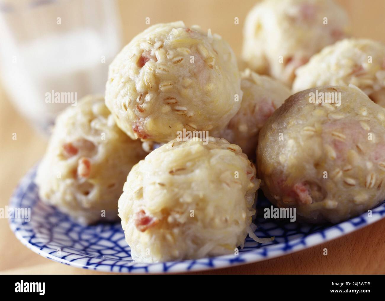 Ham and rice balls Stock Photo - Alamy