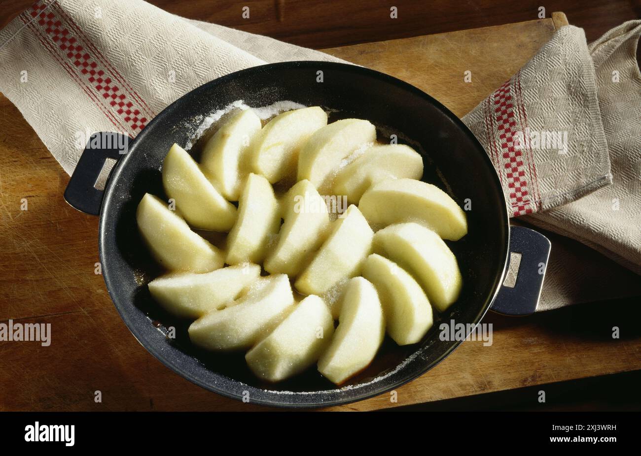 Cooking the apples Stock Photo - Alamy