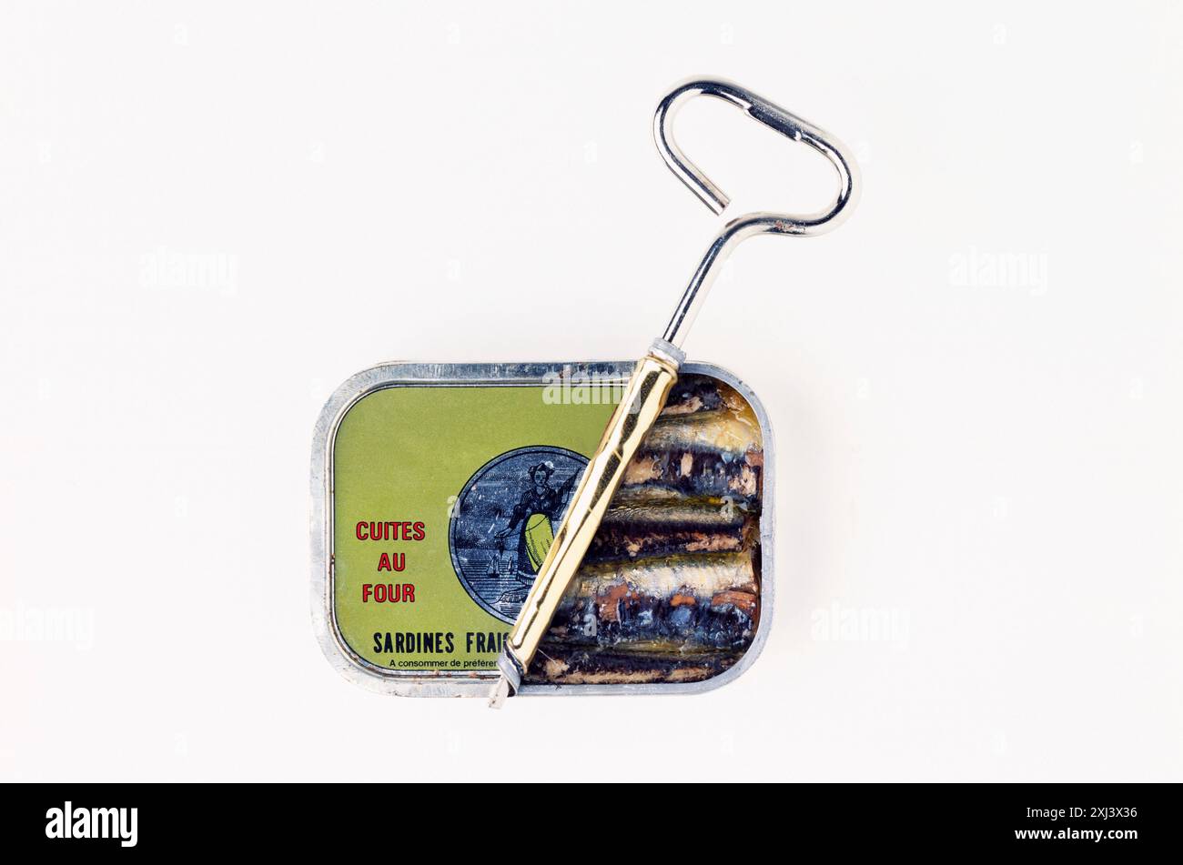 Box of sardines Cut Out Stock Images & Pictures - Alamy