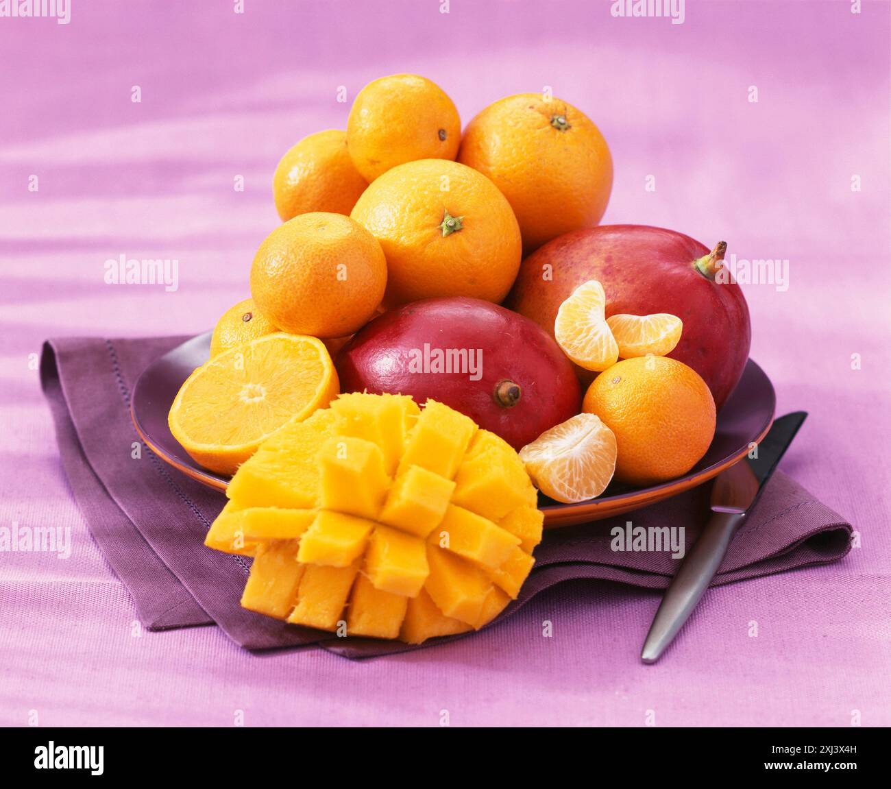 Mango fruit composition hi-res stock photography and images - Alamy