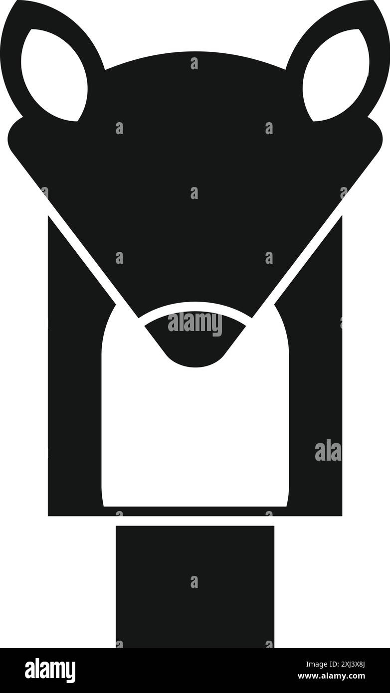 Simple and modern fox logo, ideal for businesses related to security ...