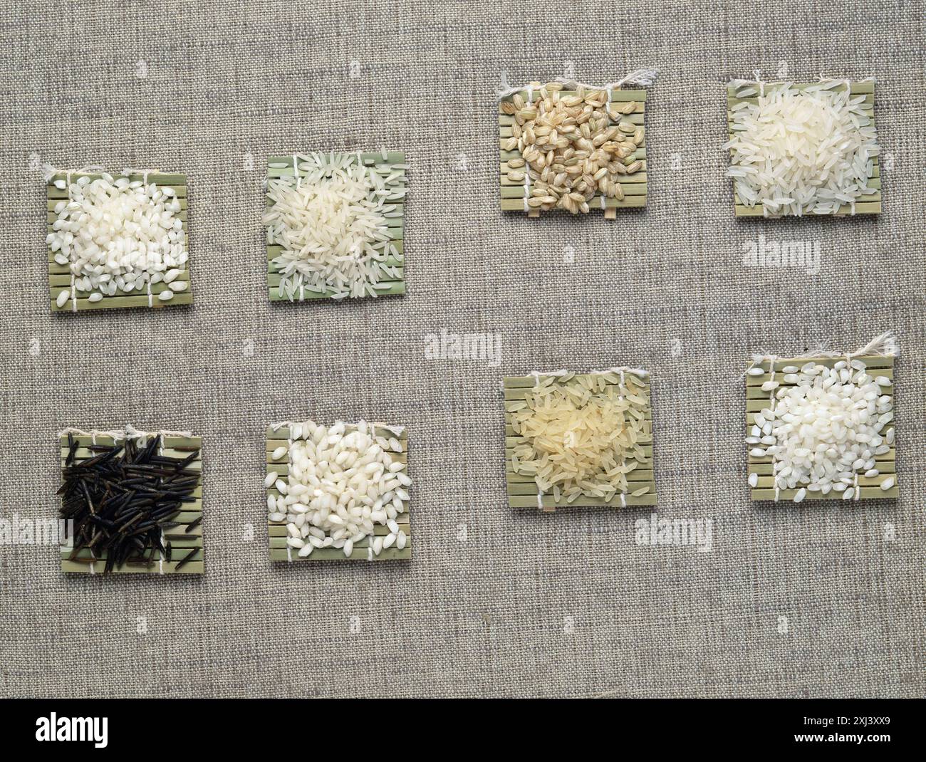 Selection of rice Stock Photo - Alamy