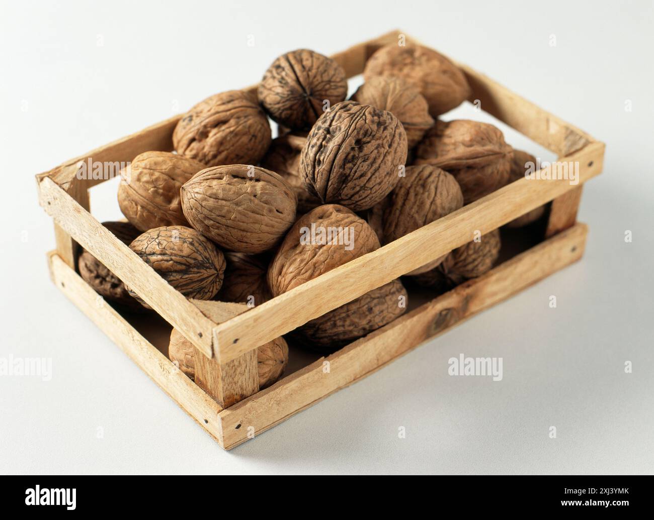 mini crate of walnuts Stock Photo - Alamy
