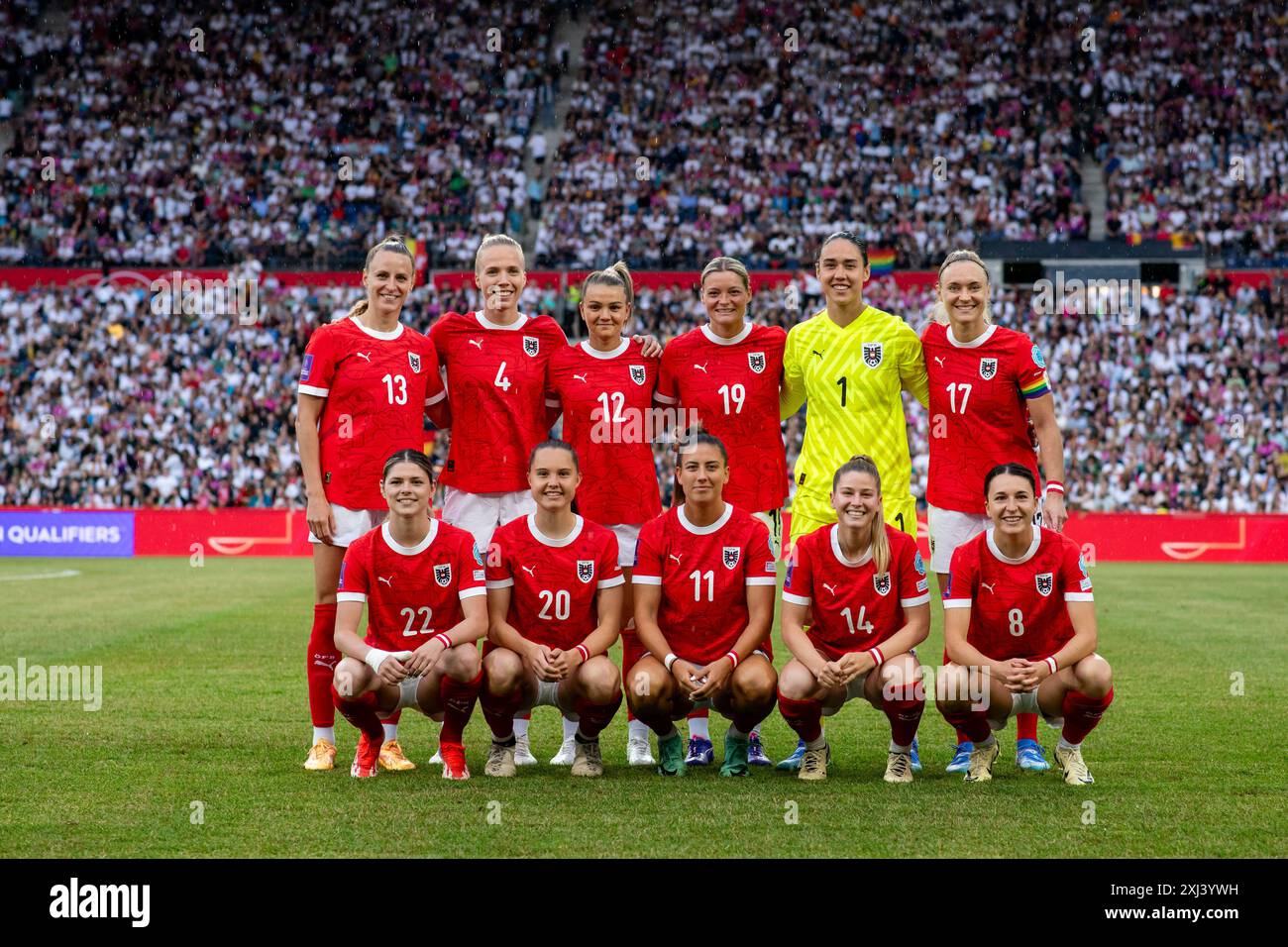 Startelf Teamfoto Oesterreich Virginia Kirchberger (Oesterreich, #13 ...