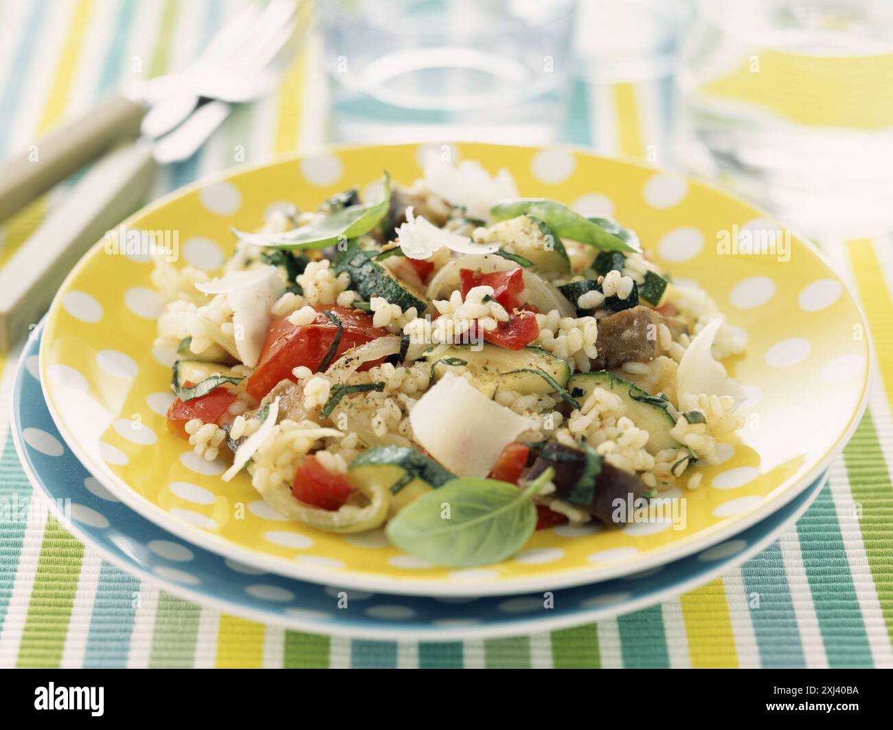 Risotto provençal-style ( step by step : final Stock Photo - Alamy