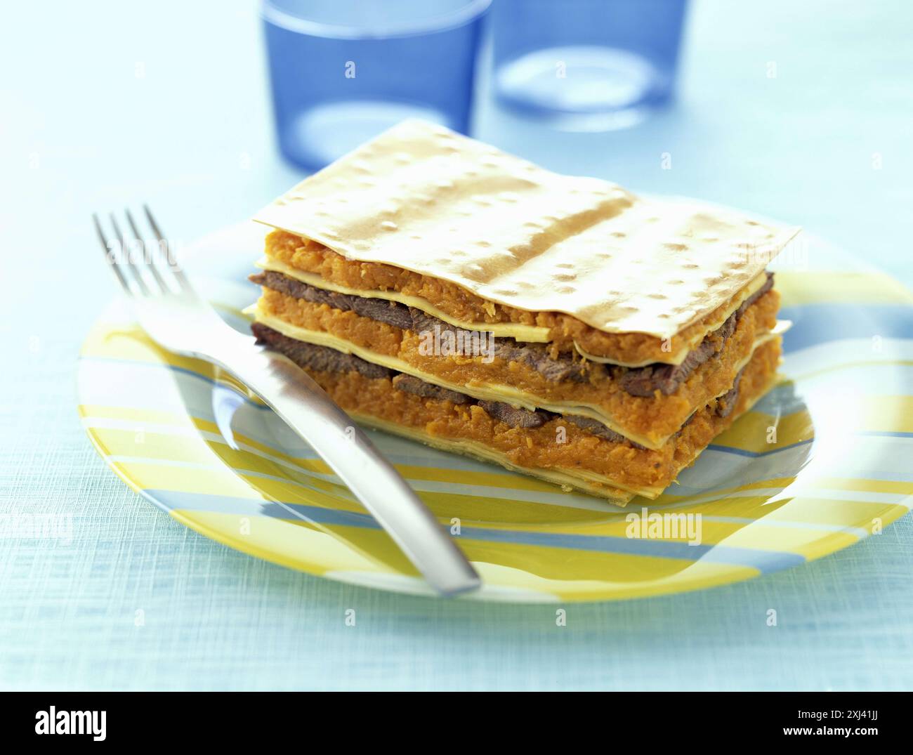 Mille-feuille of duck escalope lasagne and mashed carrots (step by step ...