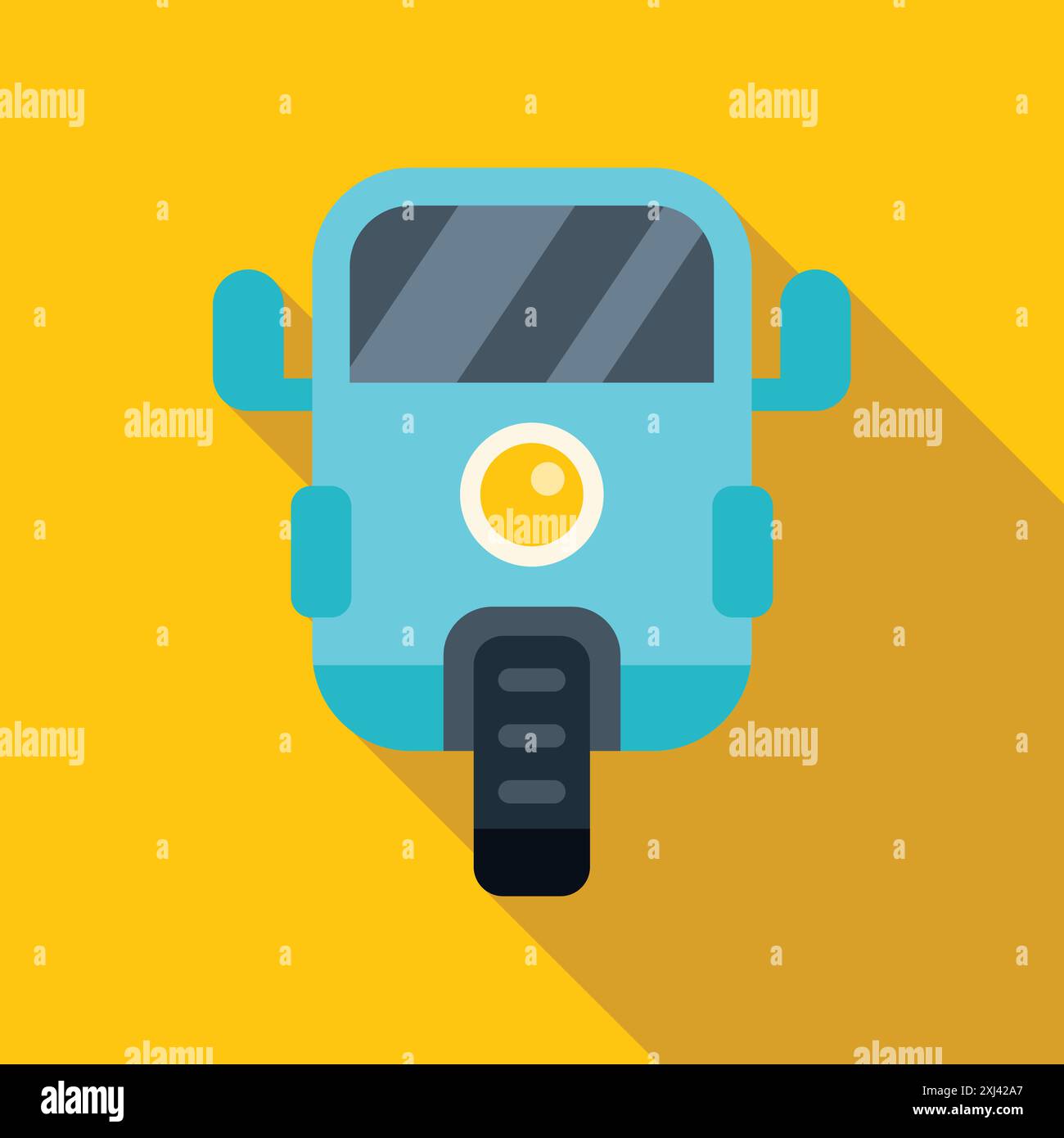 Blue auto rickshaw taxi providing urban transportation in india Stock ...