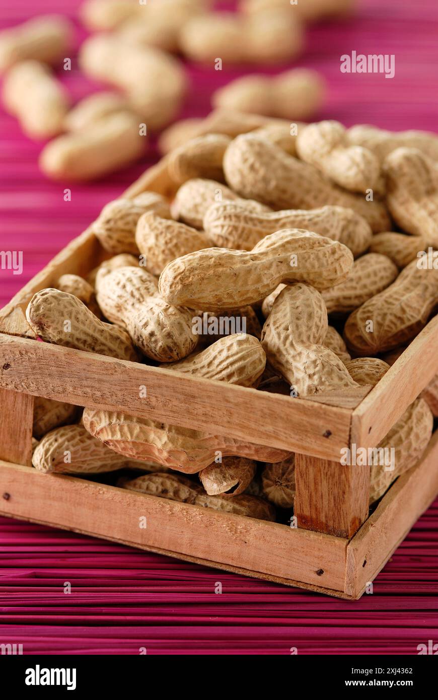 Small box of peanuts with their shells Stock Photo - Alamy