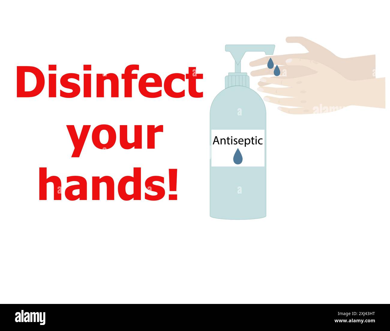 Antiseptic cleanliness Stock Vector Images - Alamy