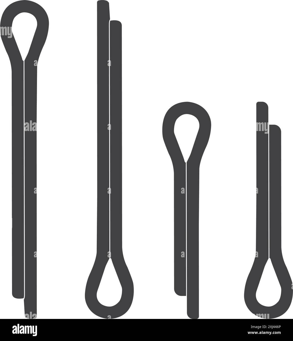 split cotter pin icon vector symbol design Stock Vector Image & Art - Alamy