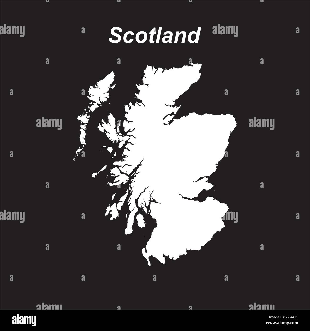 Scotland map design vector illustration Stock Vector Image & Art - Alamy