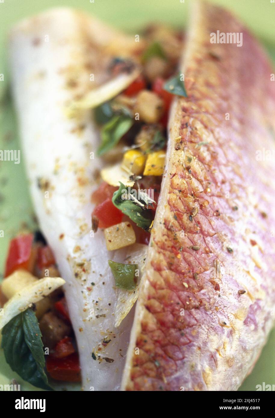 Red mullet starter hi-res stock photography and images - Alamy