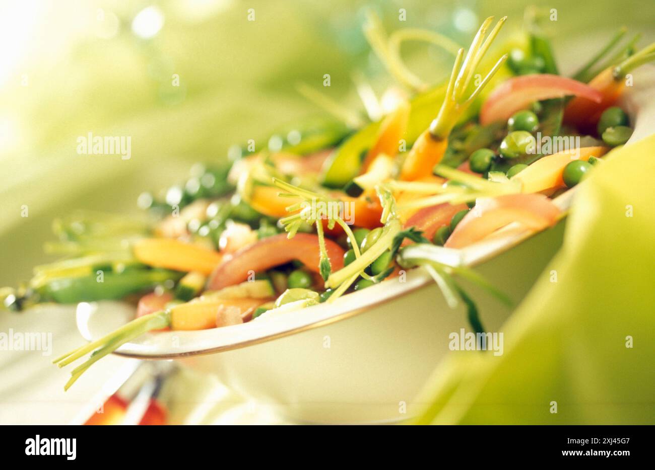 baby spring vegetables Stock Photo - Alamy