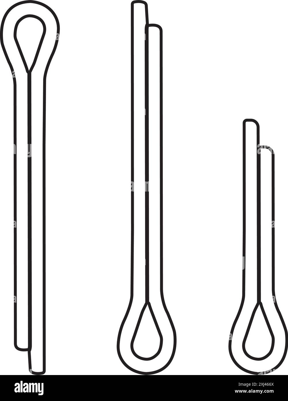 split cotter pin icon vector symbol design Stock Vector Image & Art - Alamy