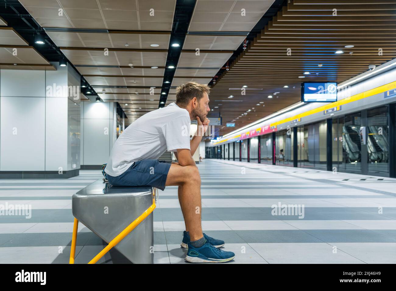Tired metro hi-res stock photography and images - Alamy