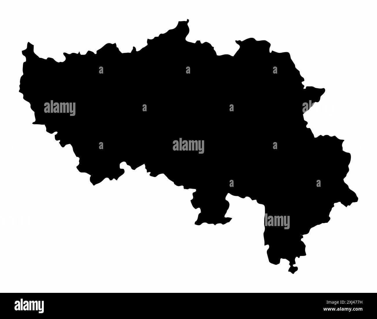 Abstract map outline belgium Black and White Stock Photos & Images - Alamy