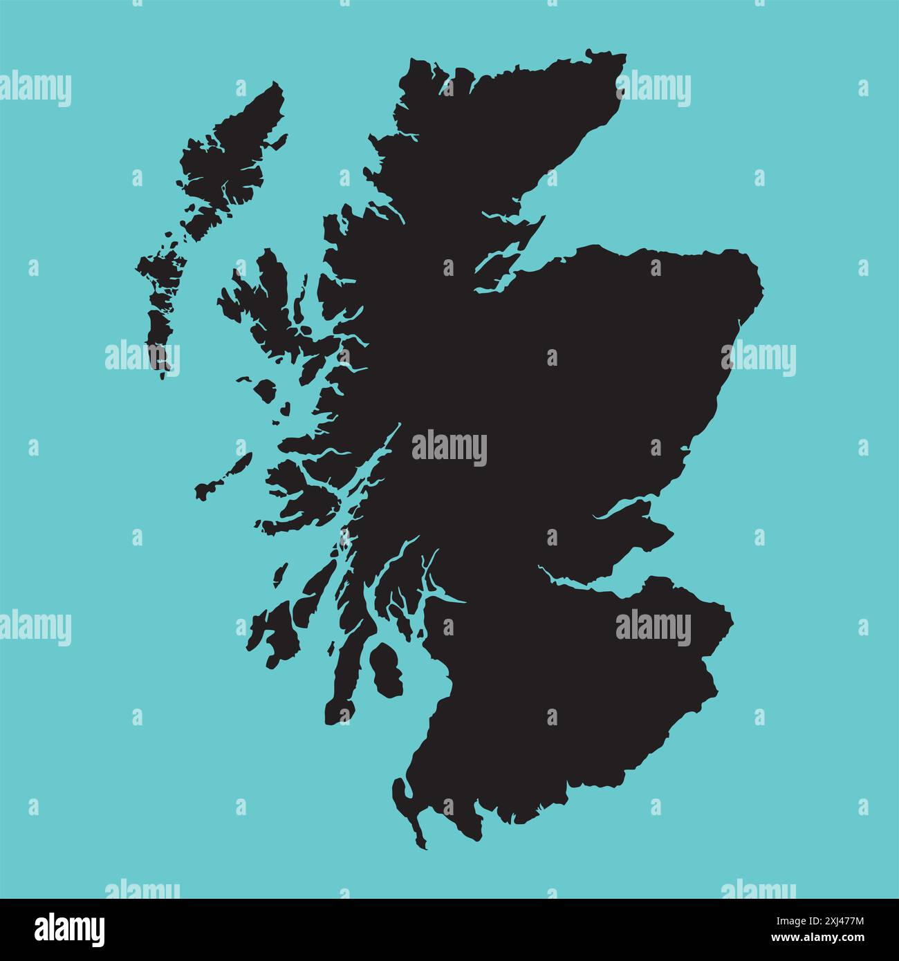Scotland map design vector illustration Stock Vector Image & Art - Alamy