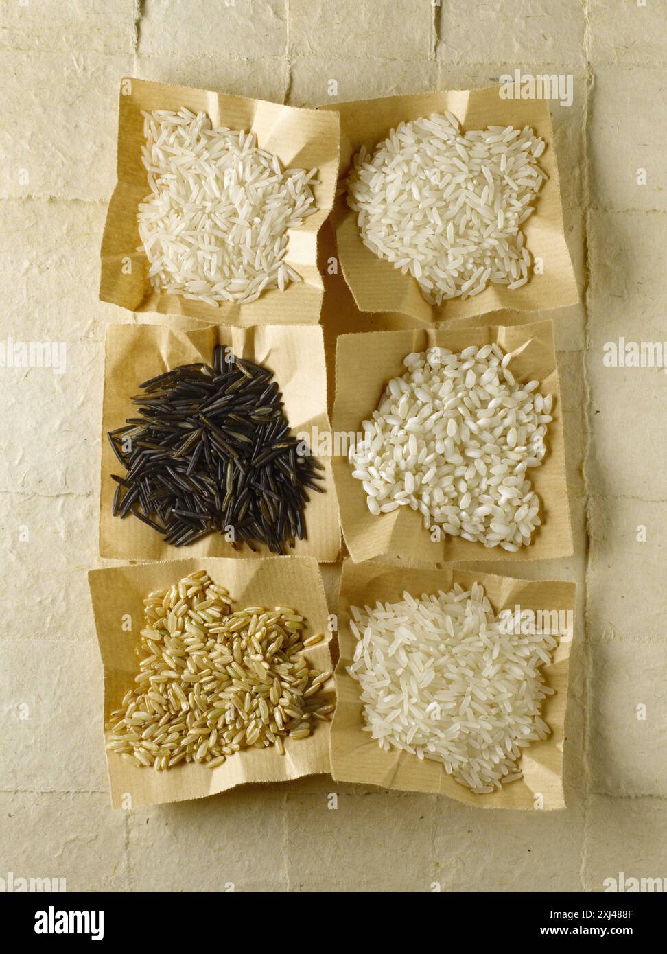 Selection of rice Stock Photo - Alamy