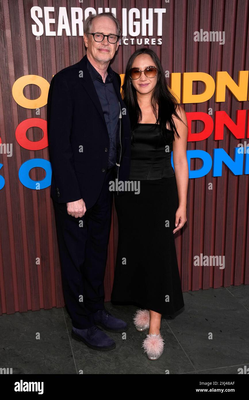Steve Buscemi and Karen Ho attend the Searchlight Pictures premiere of "Kinds of Kindness" at ...