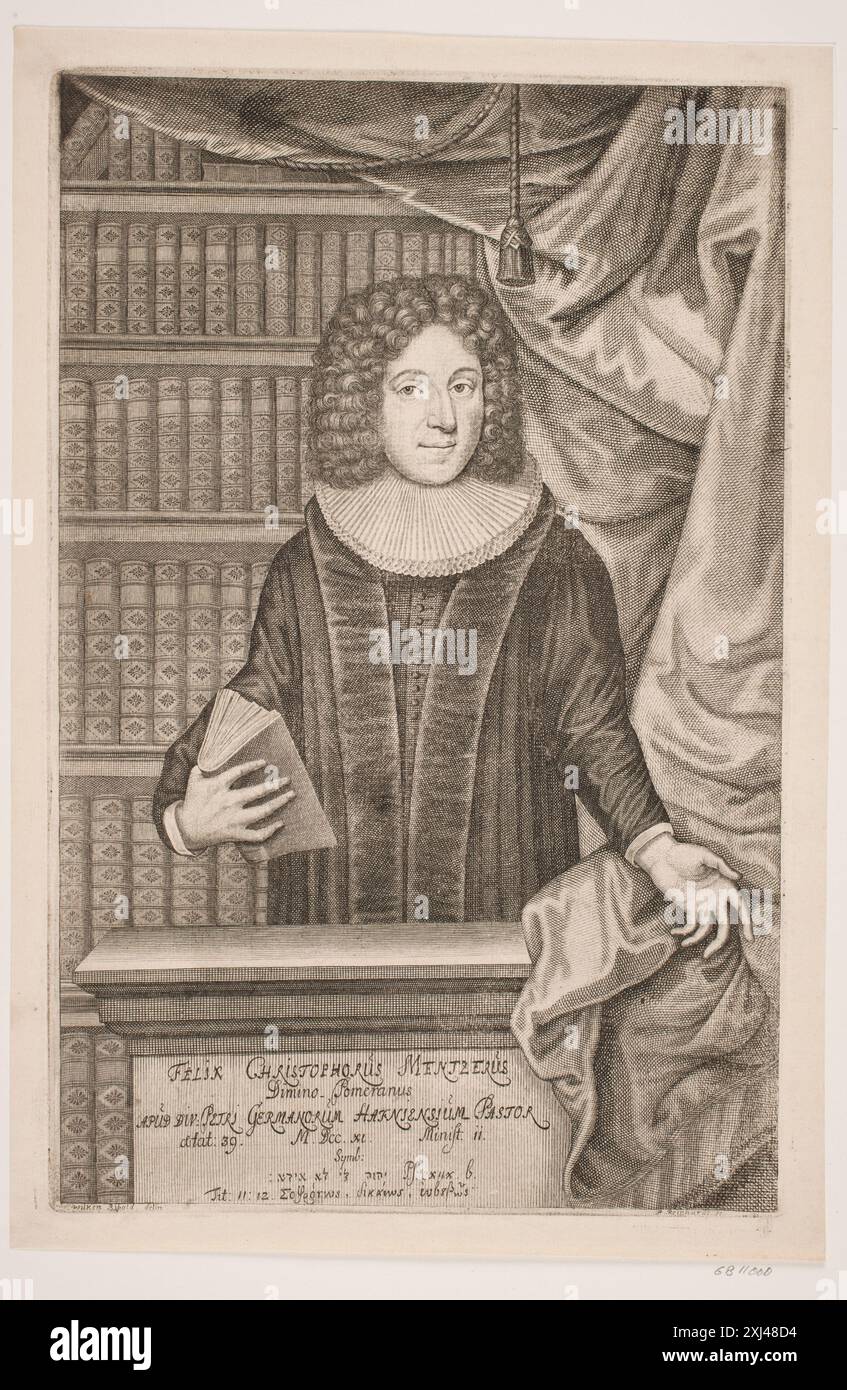 Felix Christopher Mentzer, Priest Reinhardt, Andreas 1674 - 1742 ...