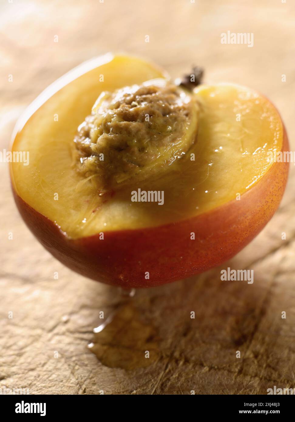 Nectarine pit hi-res stock photography and images - Alamy