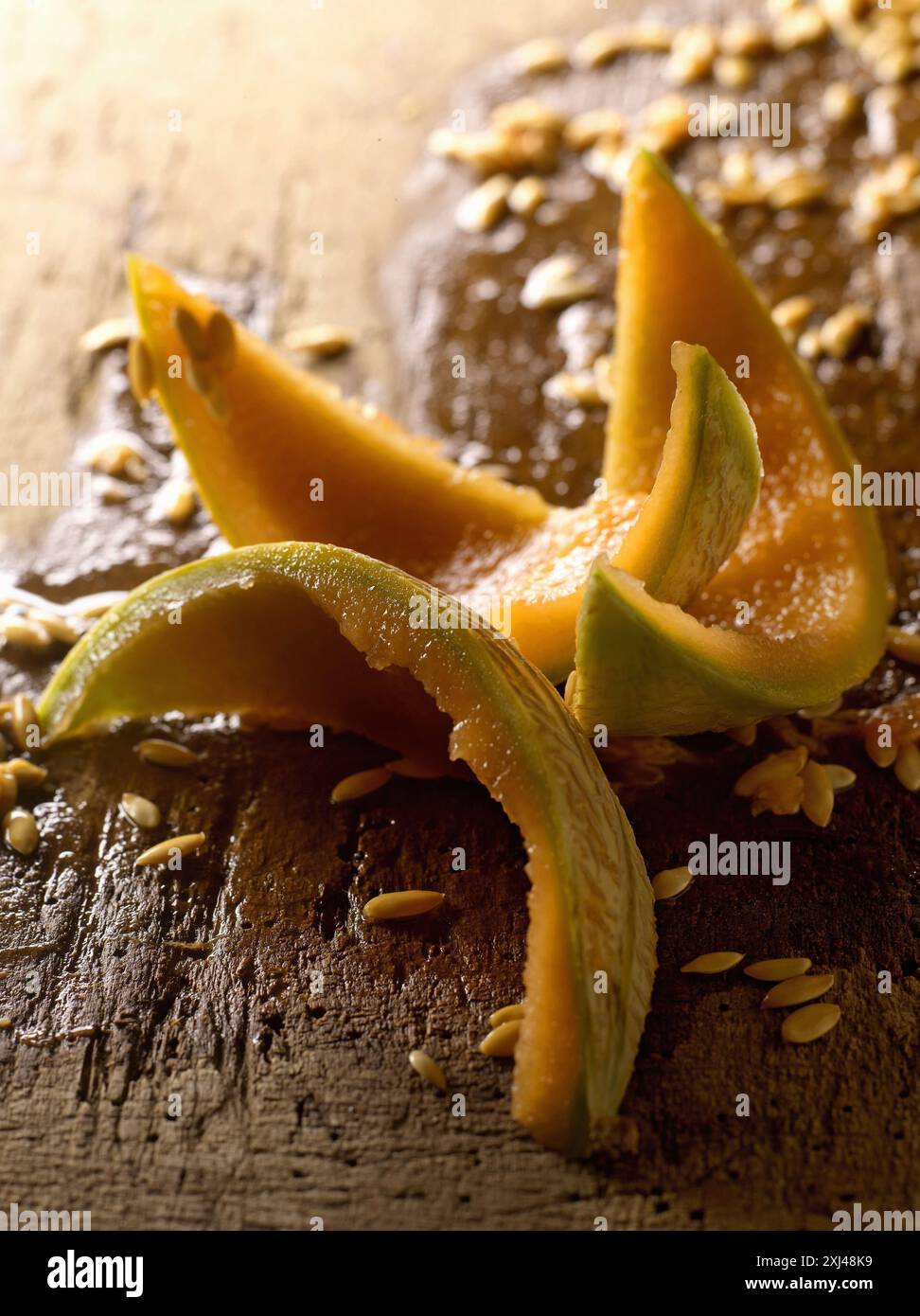 Melon skins hi-res stock photography and images - Alamy
