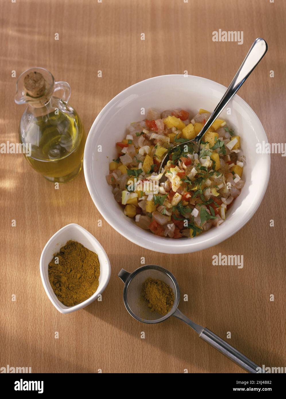 Step step mixing ingredient in hi-res stock photography and images - Alamy