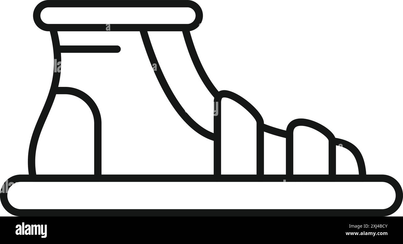 Orthopedic boot helping with ankle and foot injury recovery, providing ...