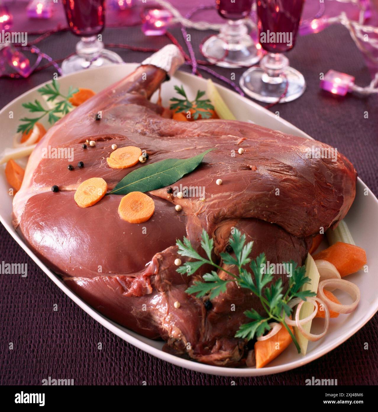 Christmas game venison hi-res stock photography and images - Alamy
