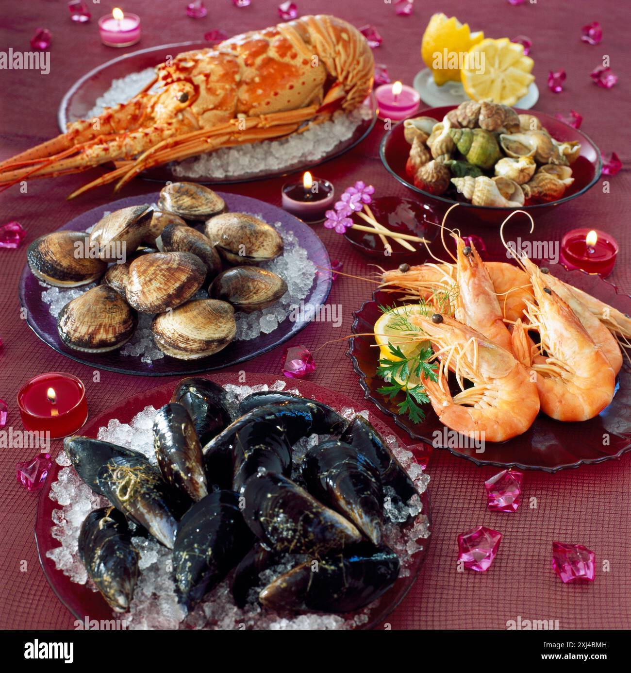 Selection of shellfish Stock Photo - Alamy