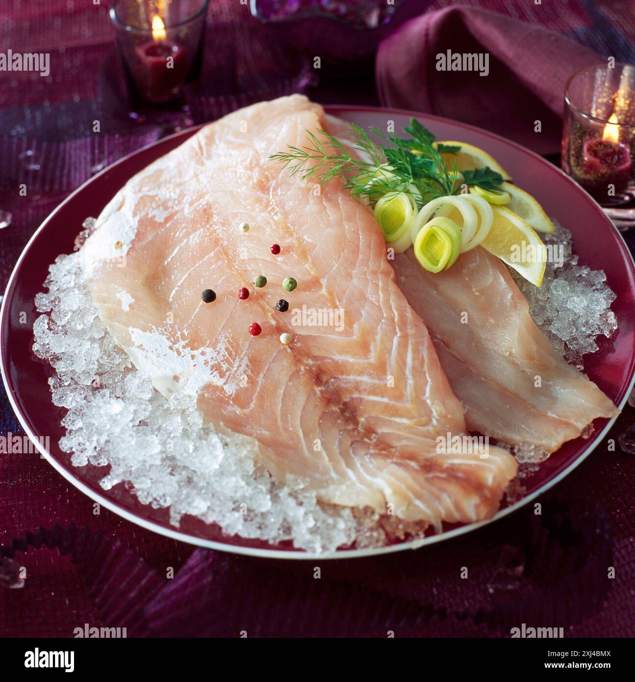 Raw pike-perch fillet Stock Photo - Alamy