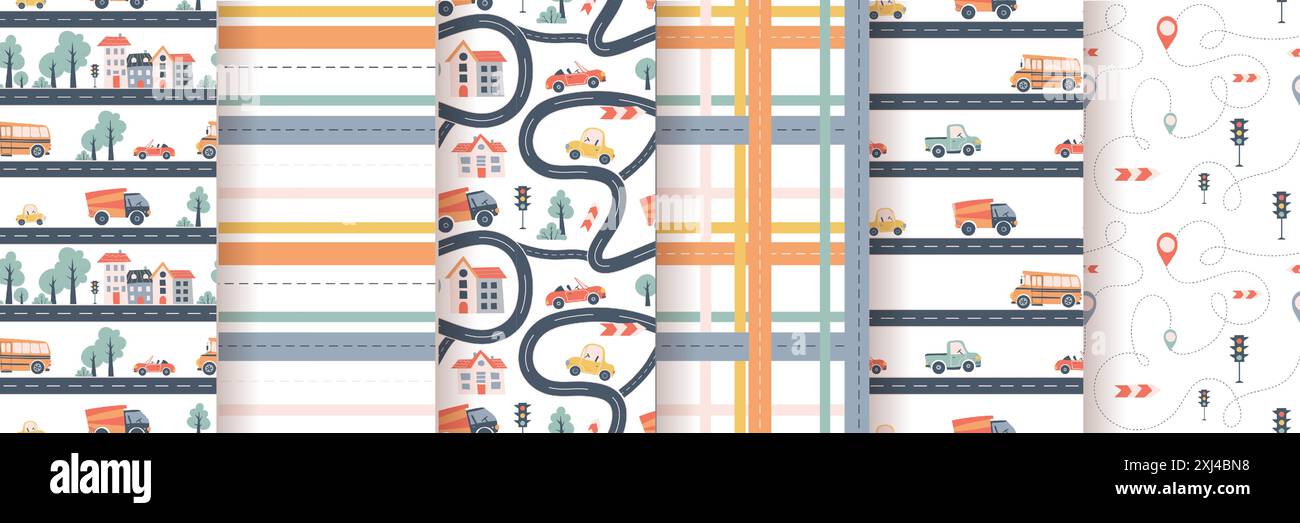 Car park patterns Stock Vector Images - Alamy