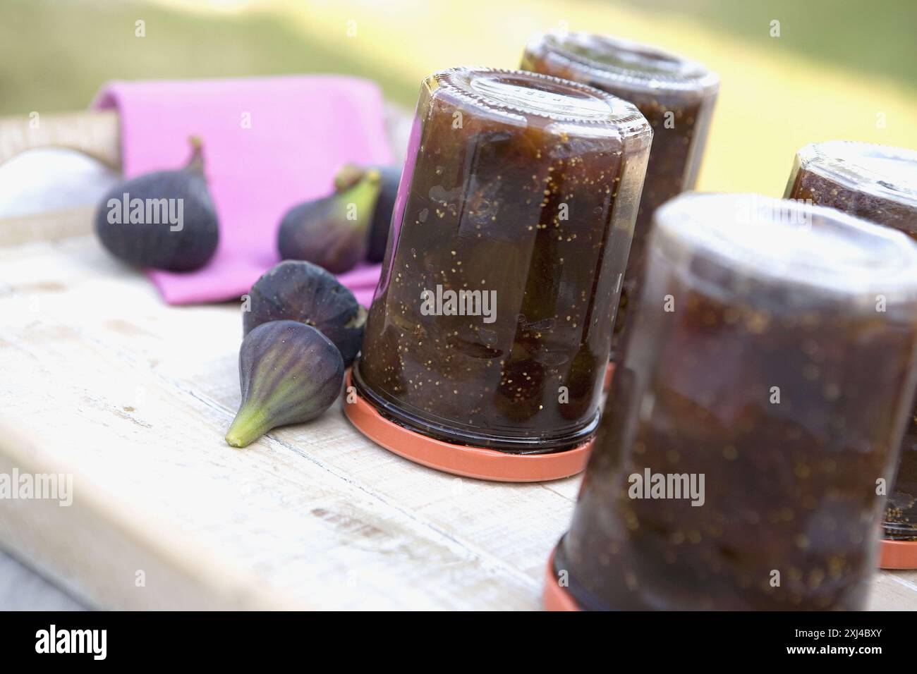 Fig jam preparation hi-res stock photography and images - Alamy