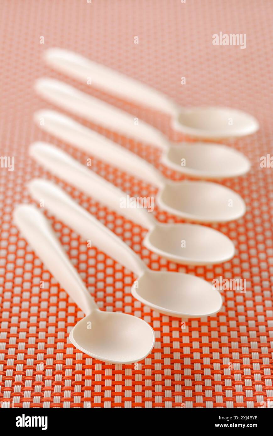 Plastic disposable spoons hi-res stock photography and images - Alamy