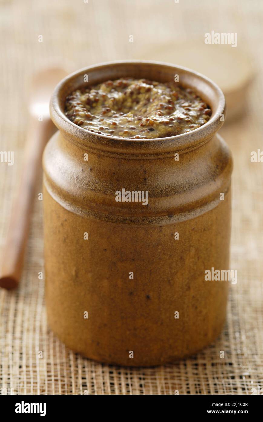 Pot of mustard hi-res stock photography and images - Alamy