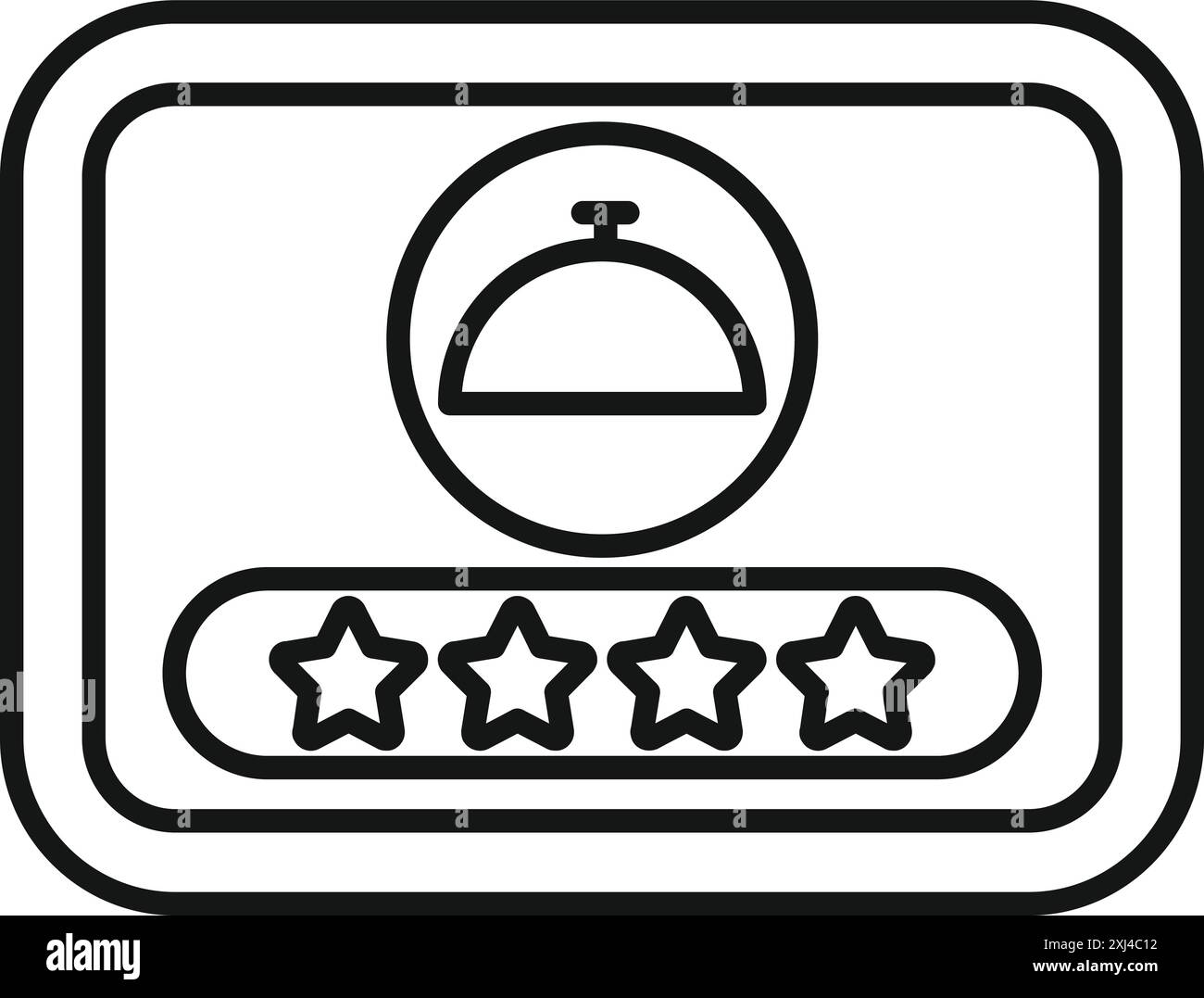 Restaurant feedback form is showing a five star rating for customer ...