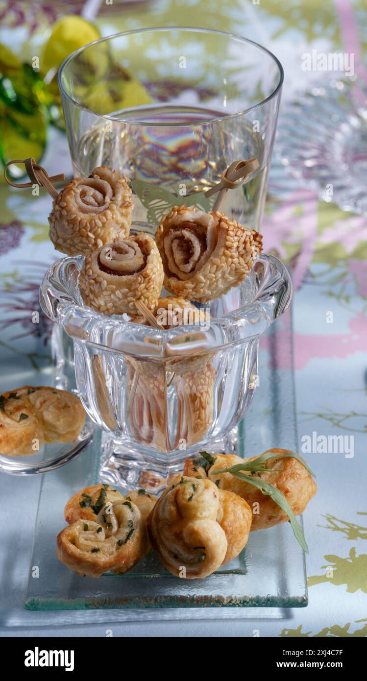 Puff pastry duo Stock Photo - Alamy