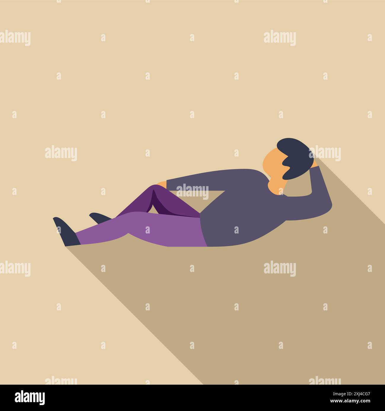 Young man thinking hand on Stock Vector Images - Alamy