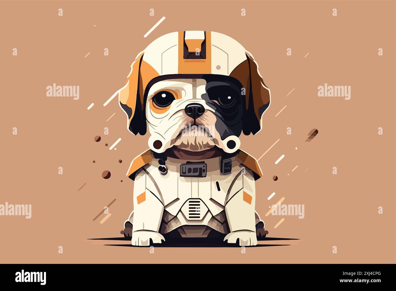 Samurai dogs Stock Vector Images - Alamy