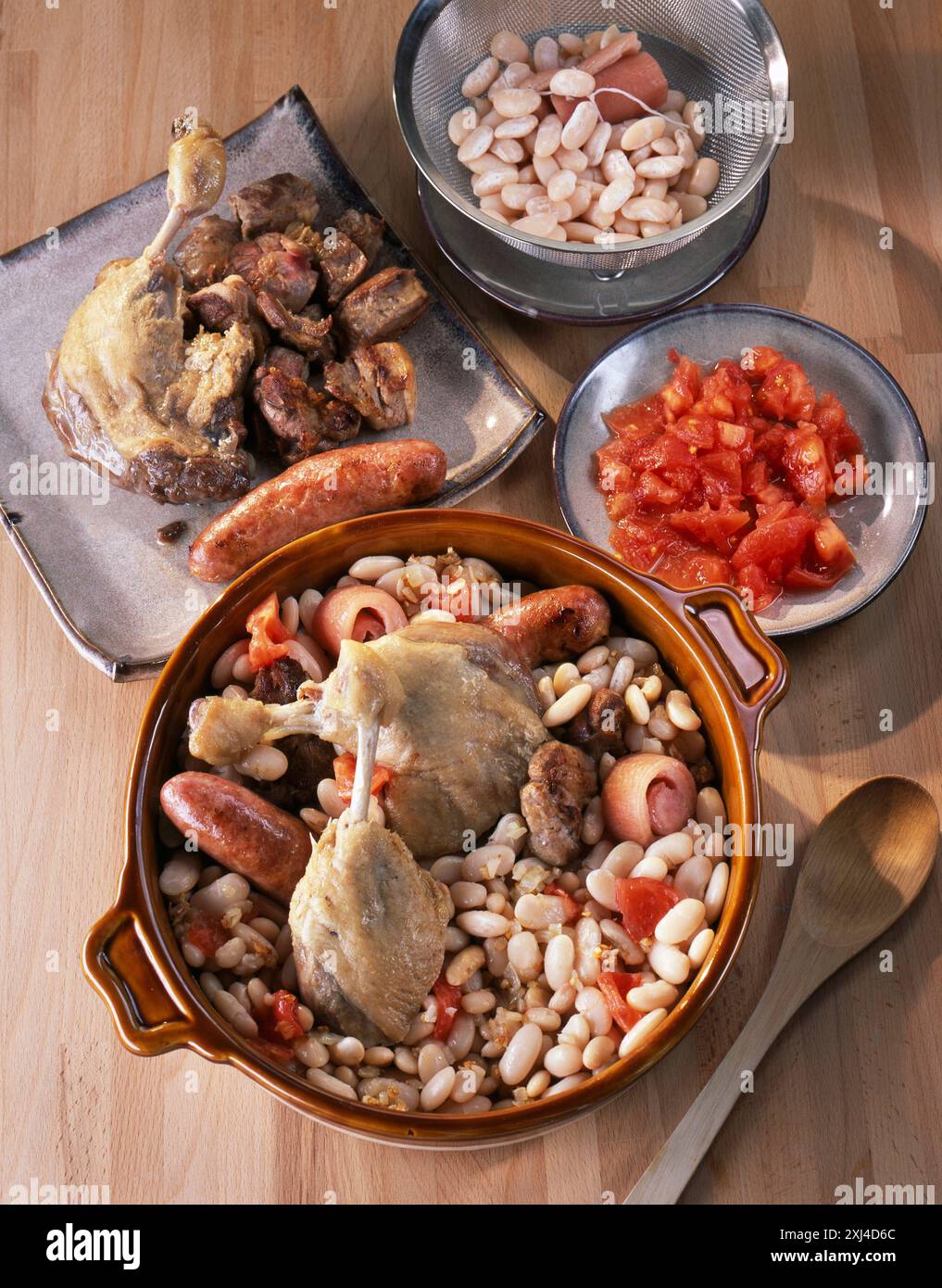 Mixing the ingredients together Stock Photo - Alamy