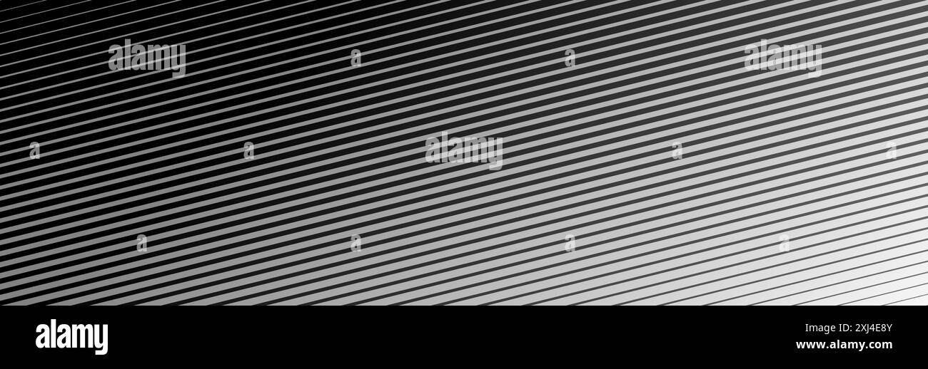 Black diagonal lines with a transition from thin to thick thickness ...