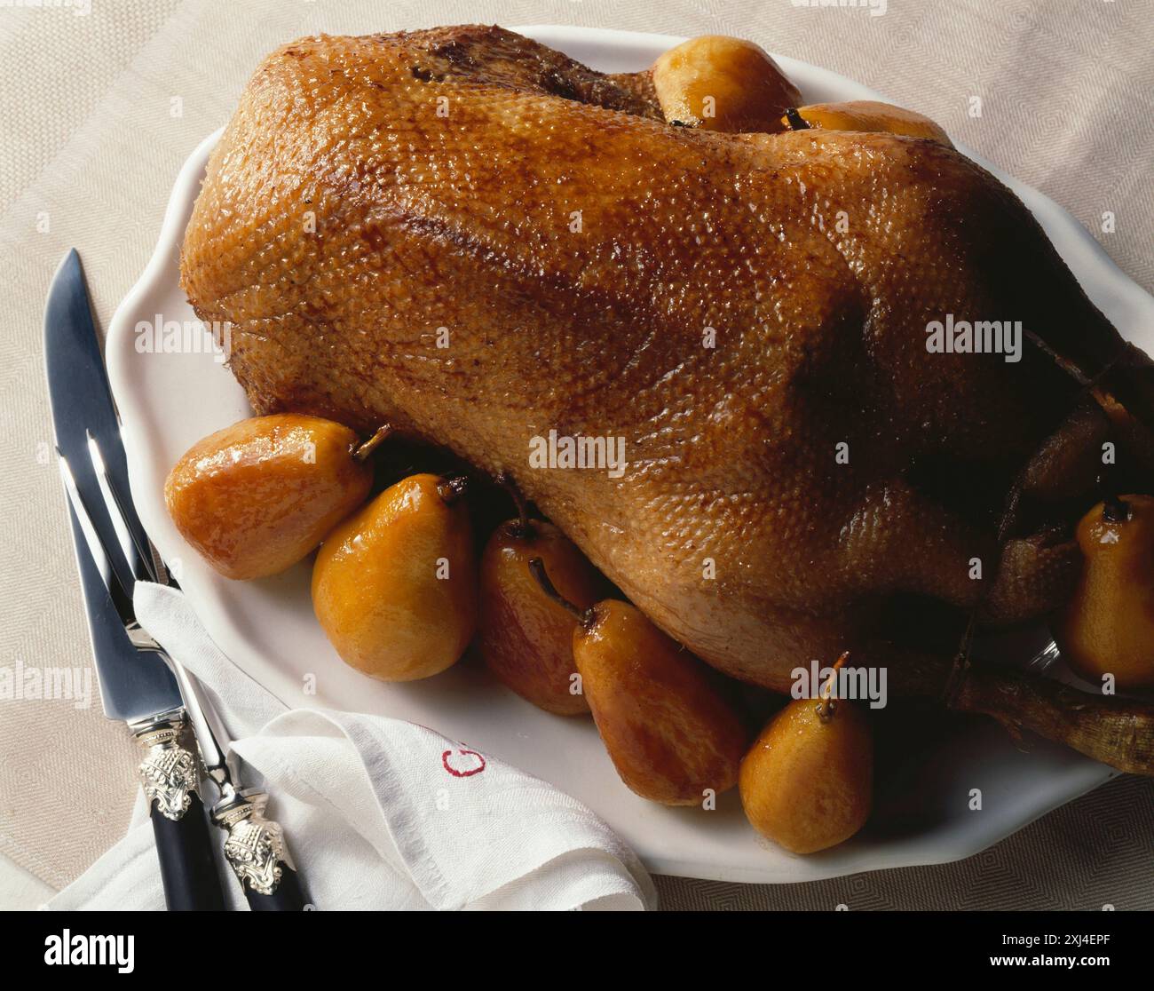 Goose roast baked hi-res stock photography and images - Alamy