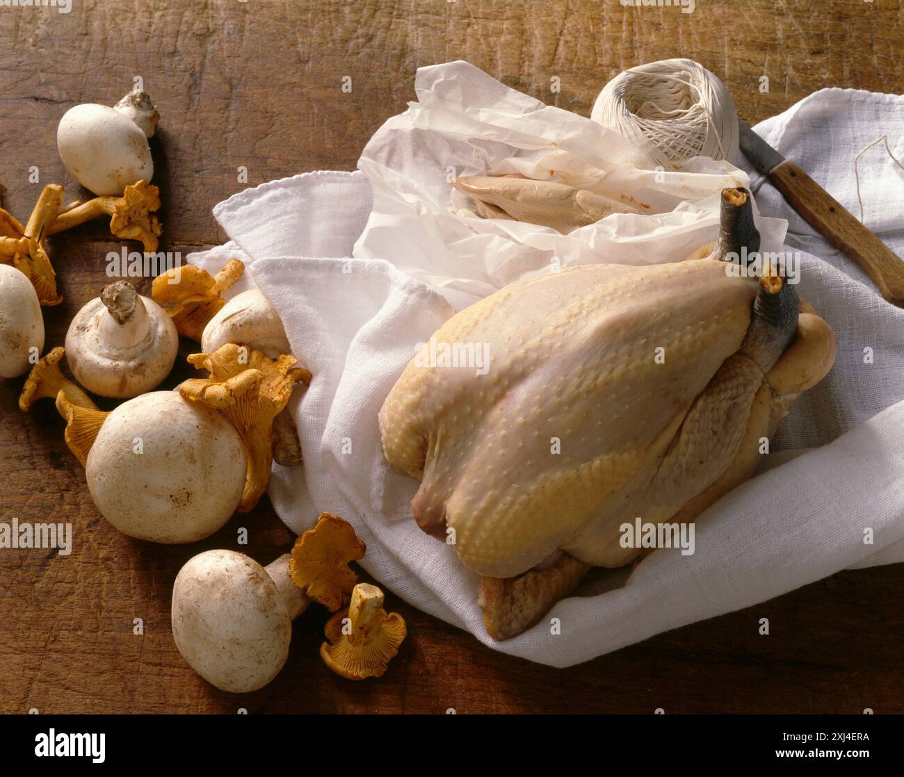 Raw Poularde de Bresse Stock Photo - Alamy
