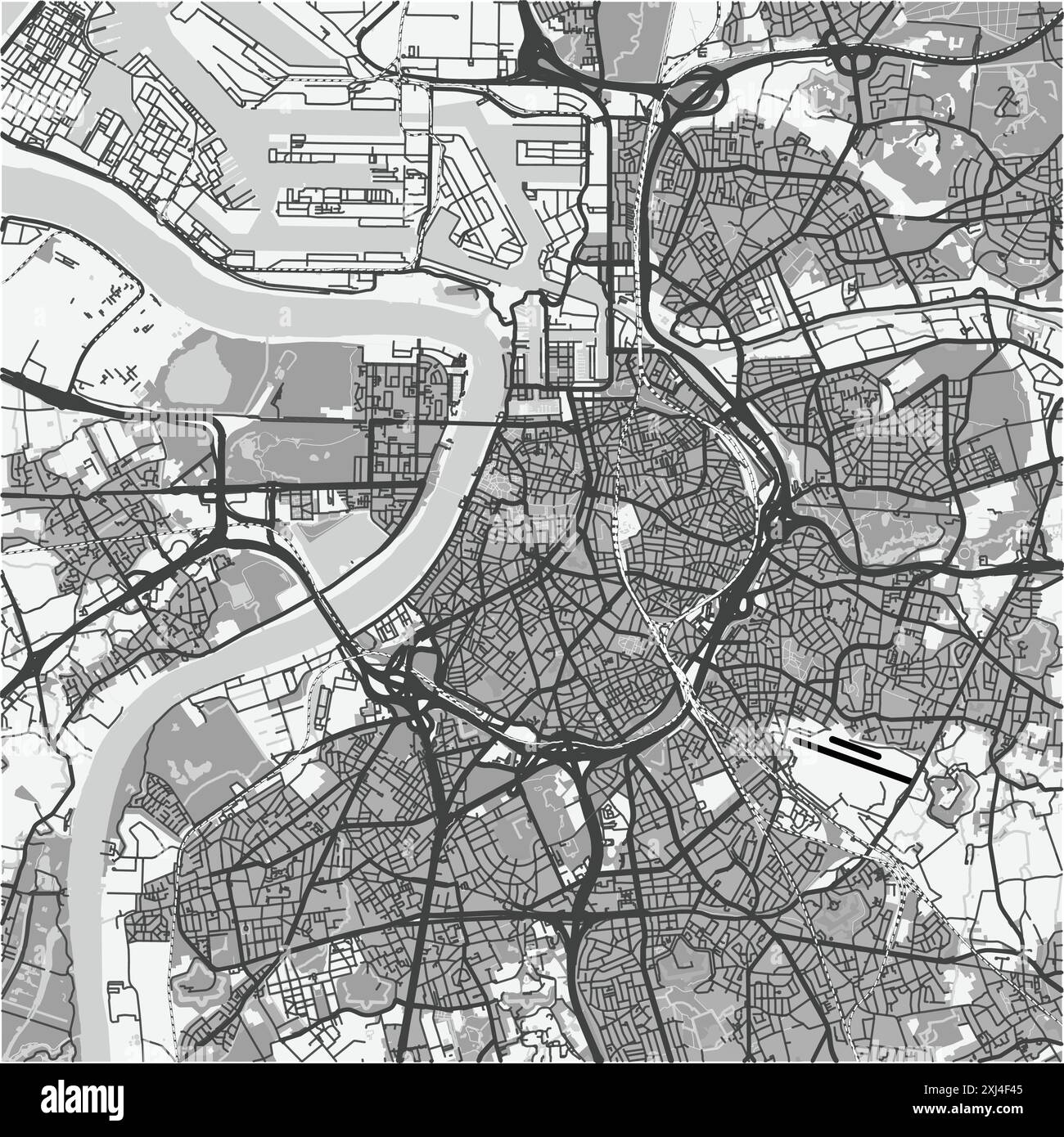 Map of antwerp hi-res stock photography and images - Alamy