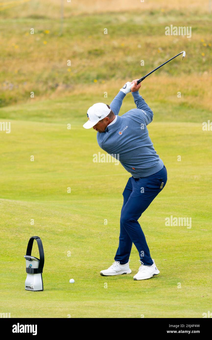 Troon, Scotland, UK. 16th July 2024. Tuesday practice day at Royal ...